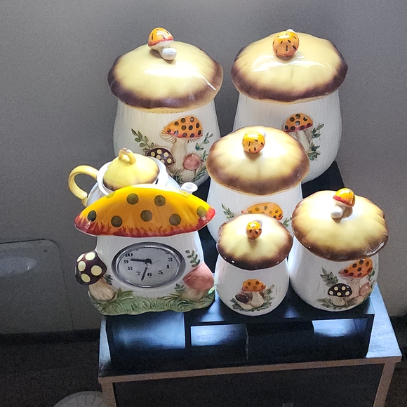 Sears | Kitchen | Vintage Sears Merry Mushroom Kitchenware Line Popular ...
